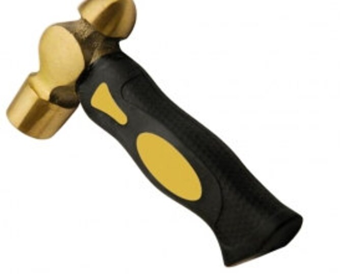 1 Lb. Brass Hammer With Short Handle-brass Stubby Ball Peen Hammer ...