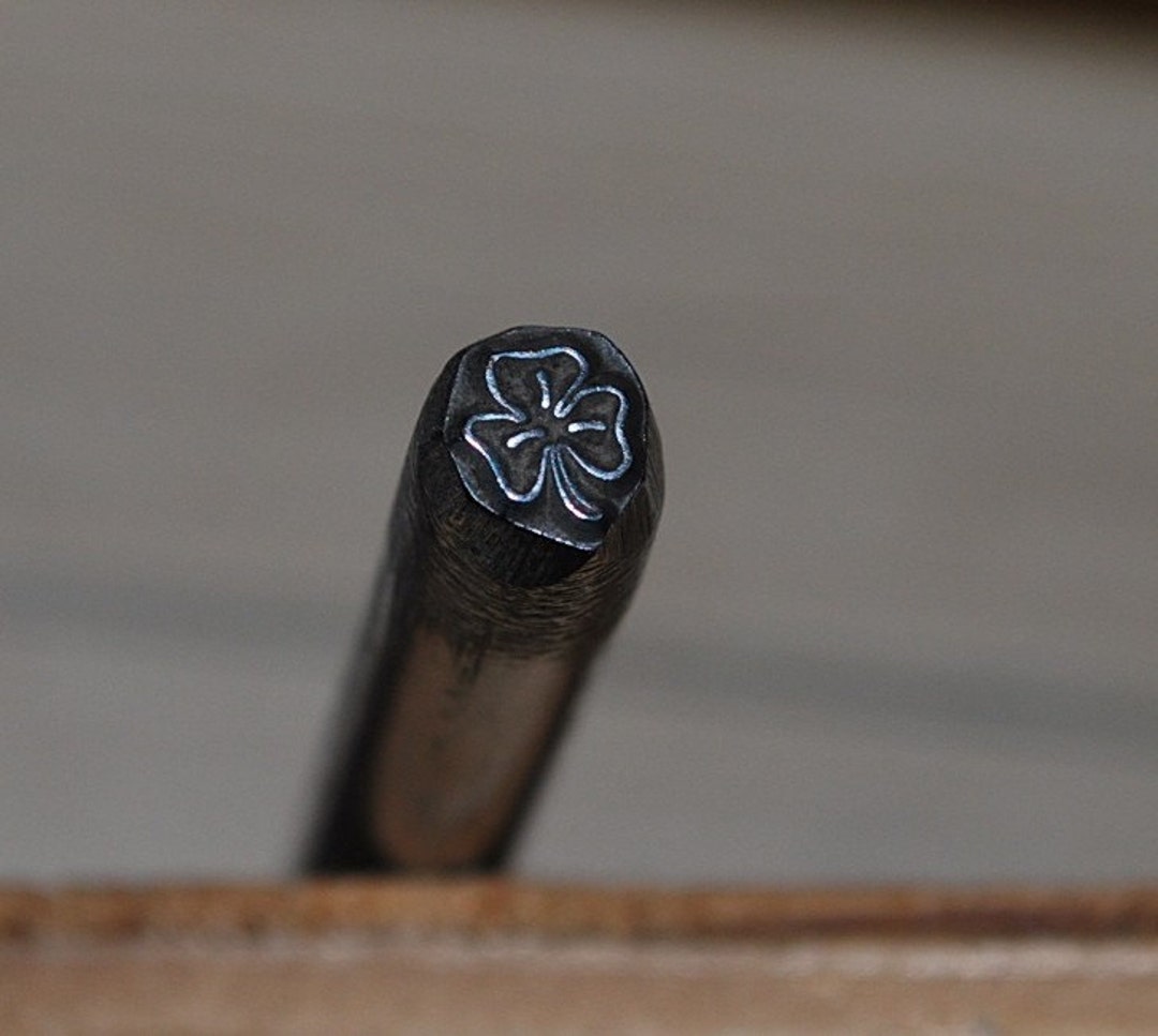 Shamrock Design Stamp-5 Mm Metal Stamping Supplies for Personalized ...