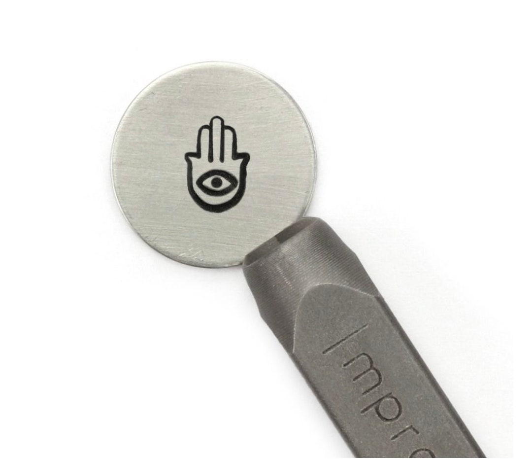 Hand of Miriam Signature Metal Design Stamp Impressart- 6mm-perfect for ...
