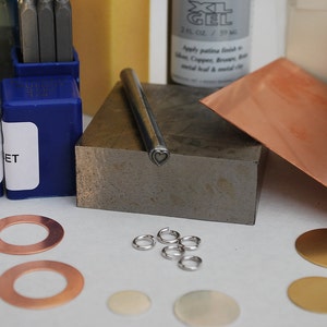 Jewelry Stamping Kit metal Stamping Kit-deluxe-great Way to Get Started ...