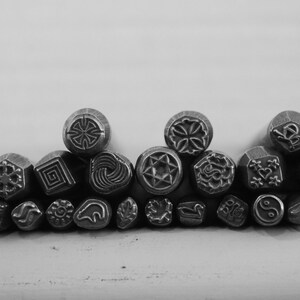 Heart and Star Swirl Metal Stamp Large-new 3/8 In.-metal Stamping Tool ...