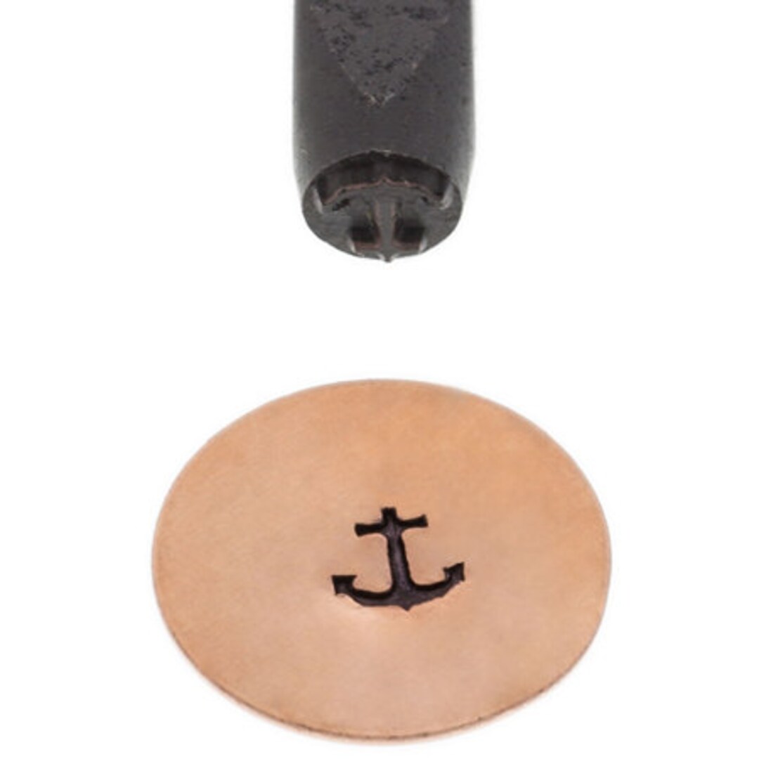 Anchor Metal Design Stamp-eurotool-elite Design Size 5mm Metal Design ...