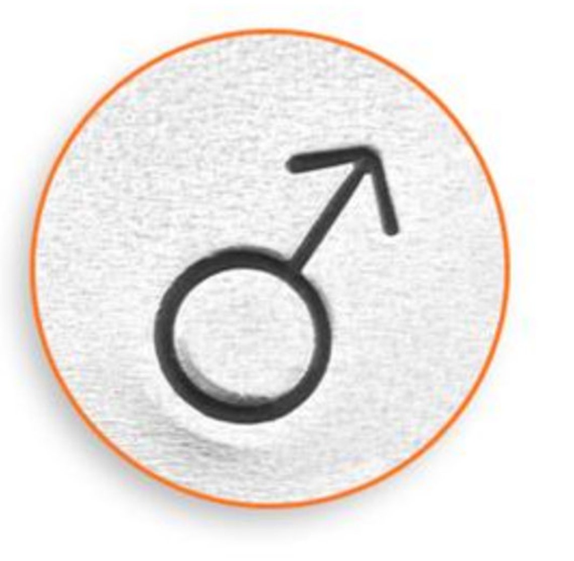 Impressart Metal Stamp Male Symbol Metal Design Stamp Impressart- 6mm ...