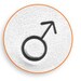 Impressart Metal Stamp Male Symbol Metal Design Stamp Impressart- 6mm ...