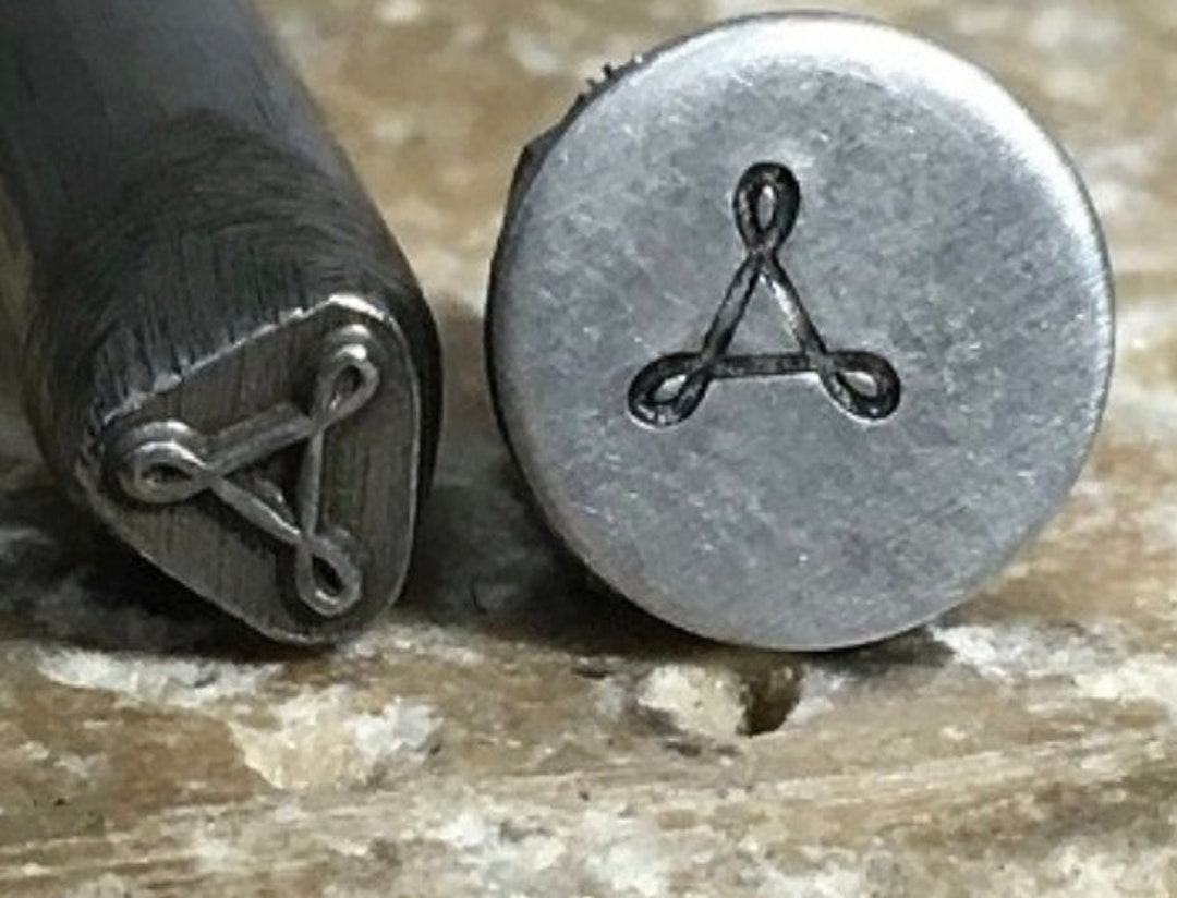 Triangle Flourish Metal Design Stamp -5mm-metal Steel Stamp for ...