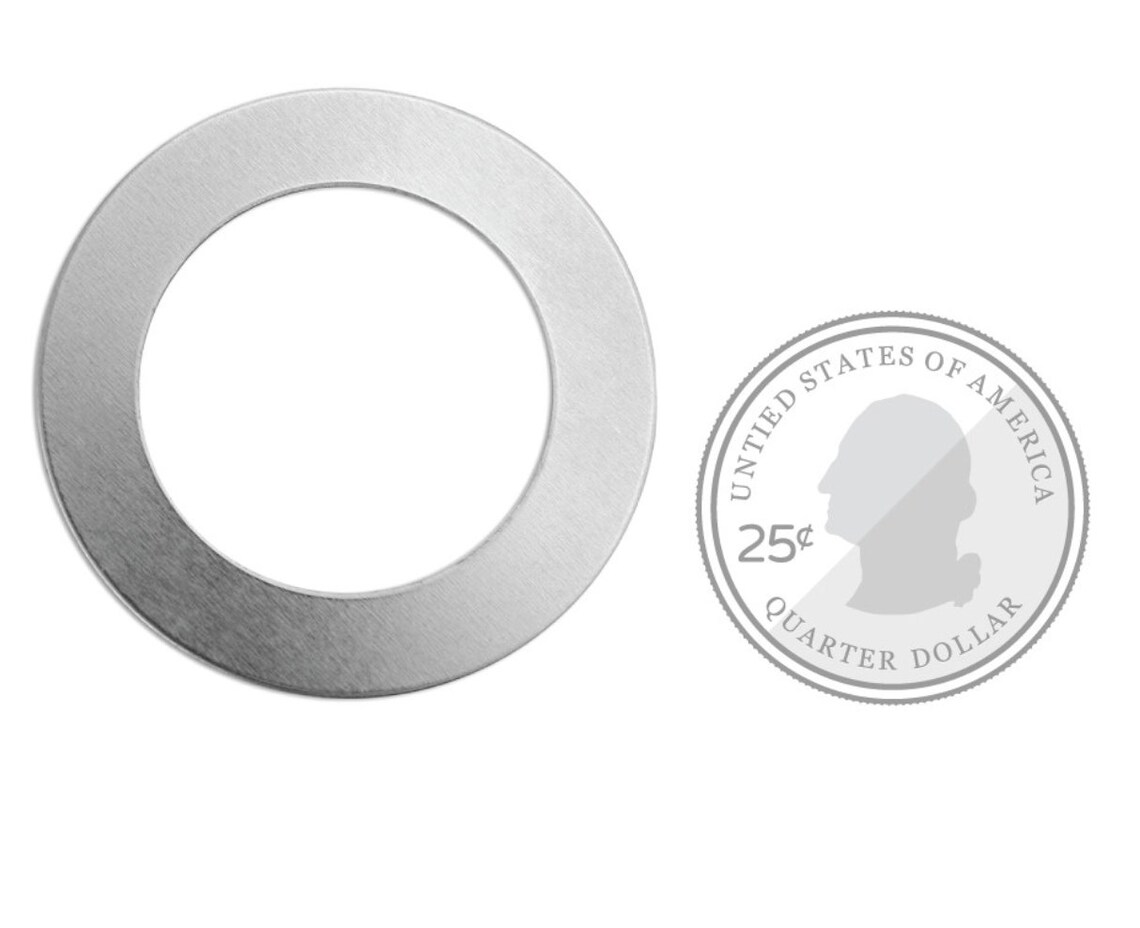 Premium Aluminum Stamping Blank Washer Circle-impressart 1.5 | Etsy