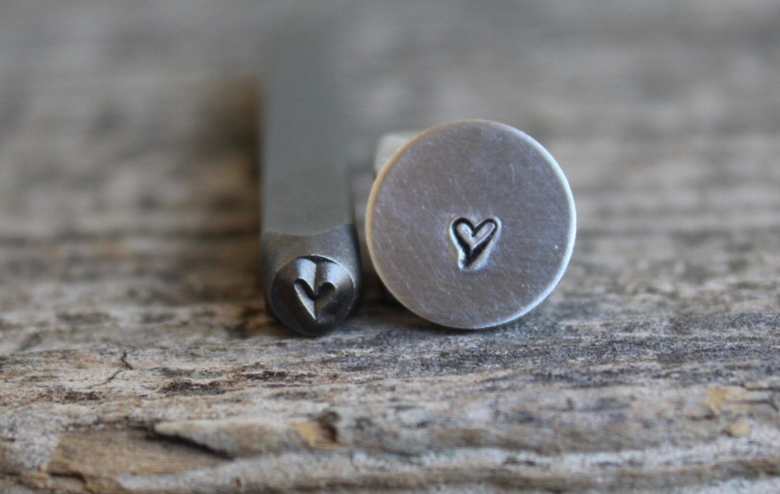Jenna Sue Heart 3mm-steel Stamp-can Be Used on Stainless-metal | Etsy