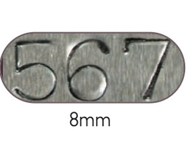Number Set-8mm Metal Stamp -metal Stamp Kit-jewelry Stamping Tools ...