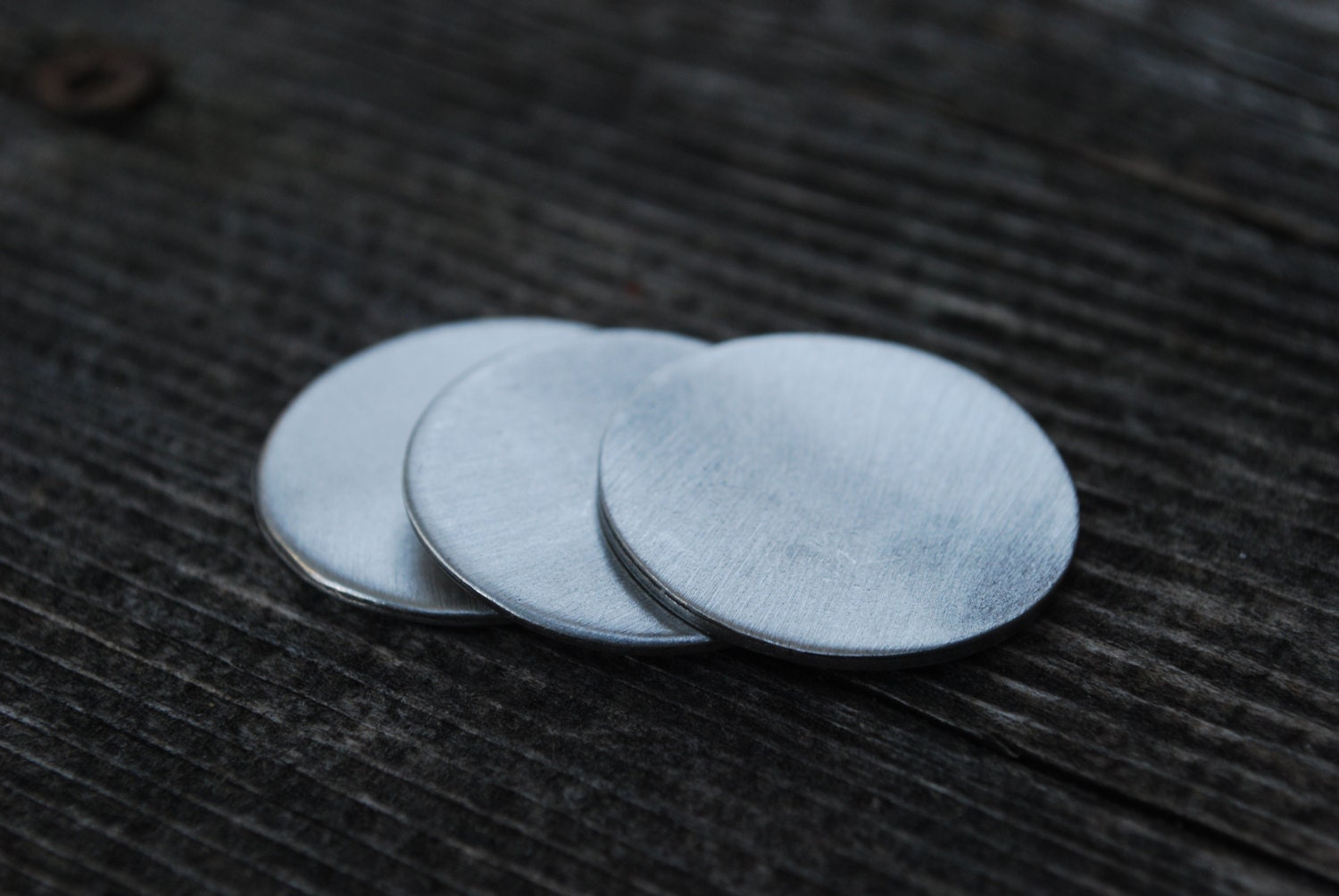 Pewter Stamping Blank-circle Disc Round 1 Inch Diameter. - Etsy