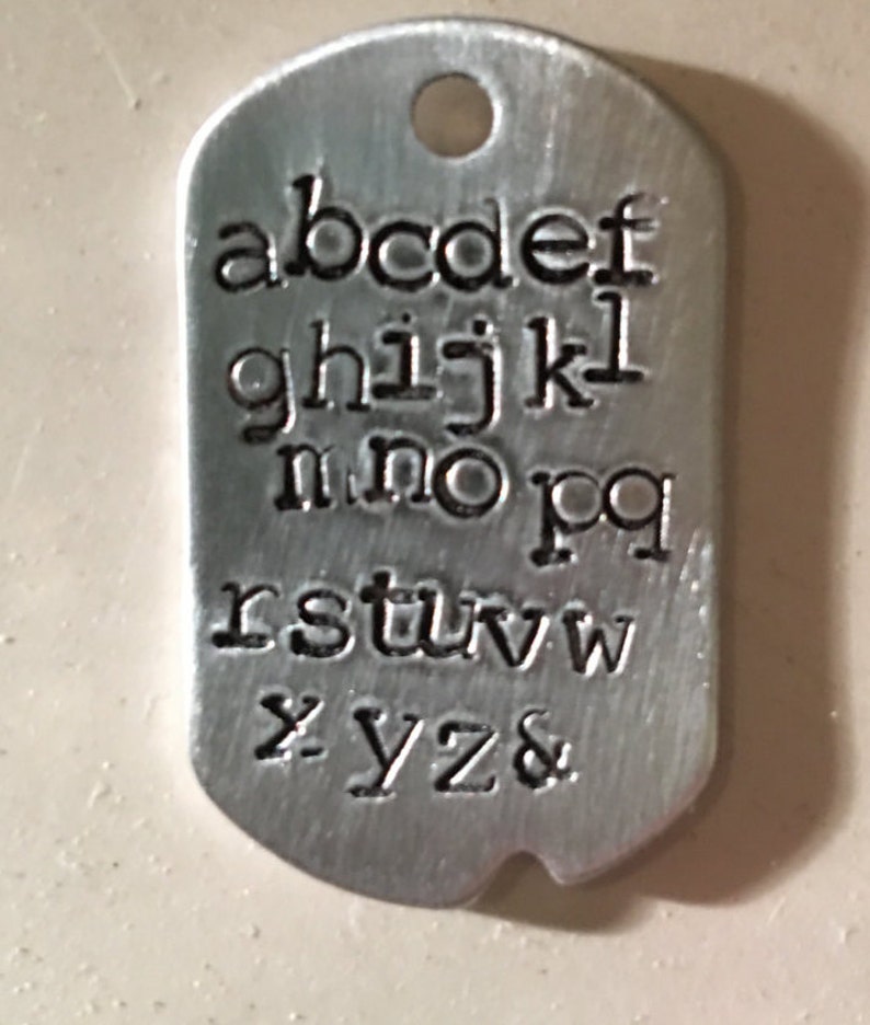 Typewriter Font Metal Stamp Set-3mm-new-lowercase Metal Supply Chick ...
