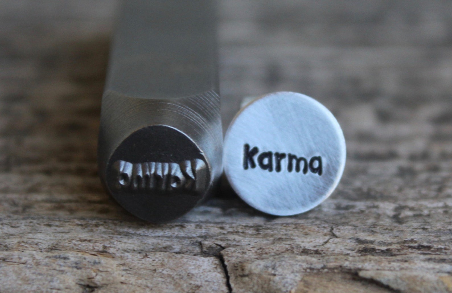 Karma Word - Metal Stamp 8mm-steel Stamp-will Work on Hard Metals-metal ...