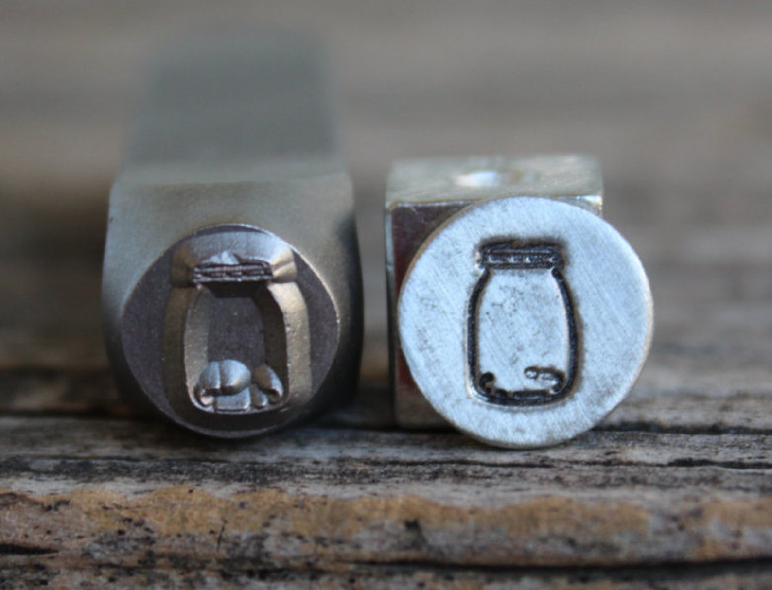 Jar-mason Jar or Jug Metal Stamp-8mm Size-steel Stamp-new Metal Design ...