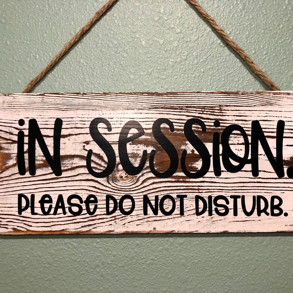 In Session Sign - Etsy