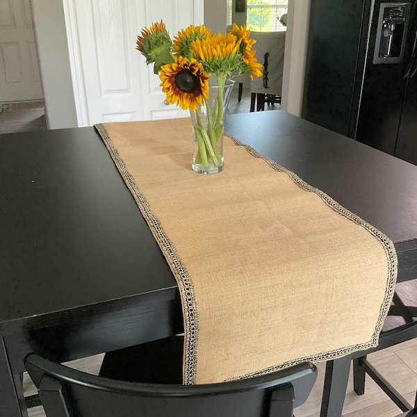 Burlap Table Cloth - Etsy