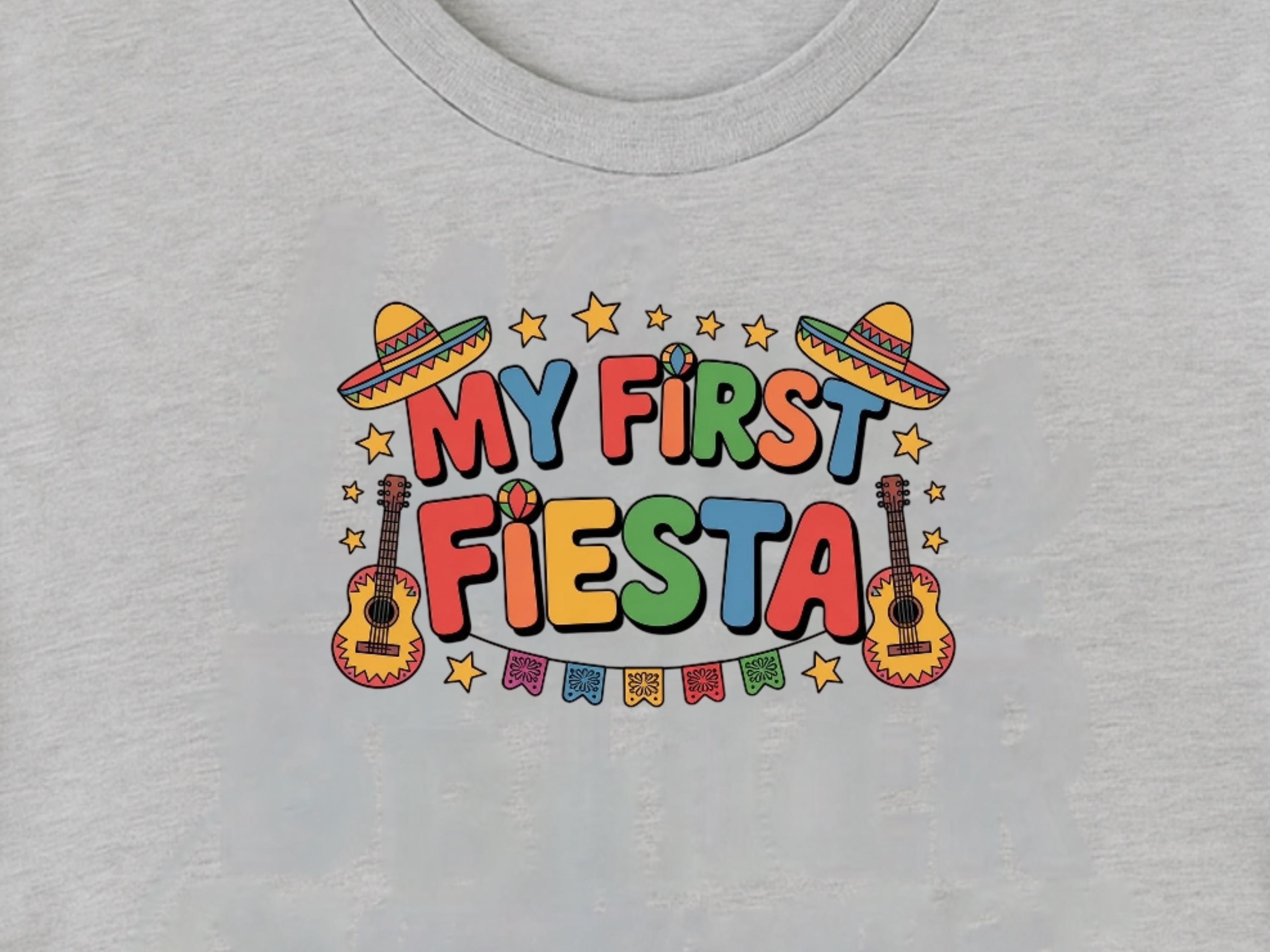 My First Fiesta SVG & PNG | Fiesta Birthday Shirt Design | Mexican ...