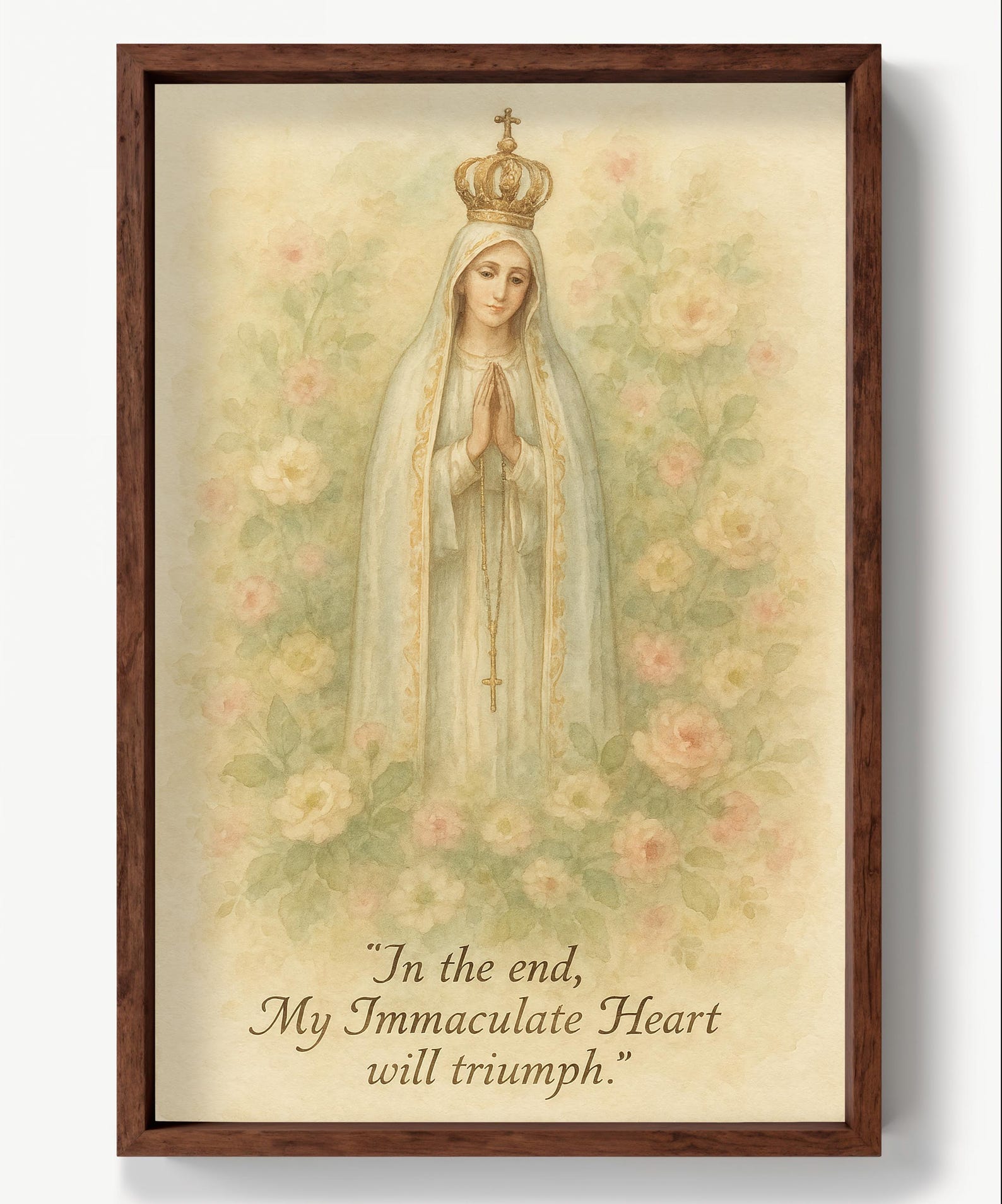 Our Lady of Fátima - Catholic Wall Art Printable (digital Download) - Etsy