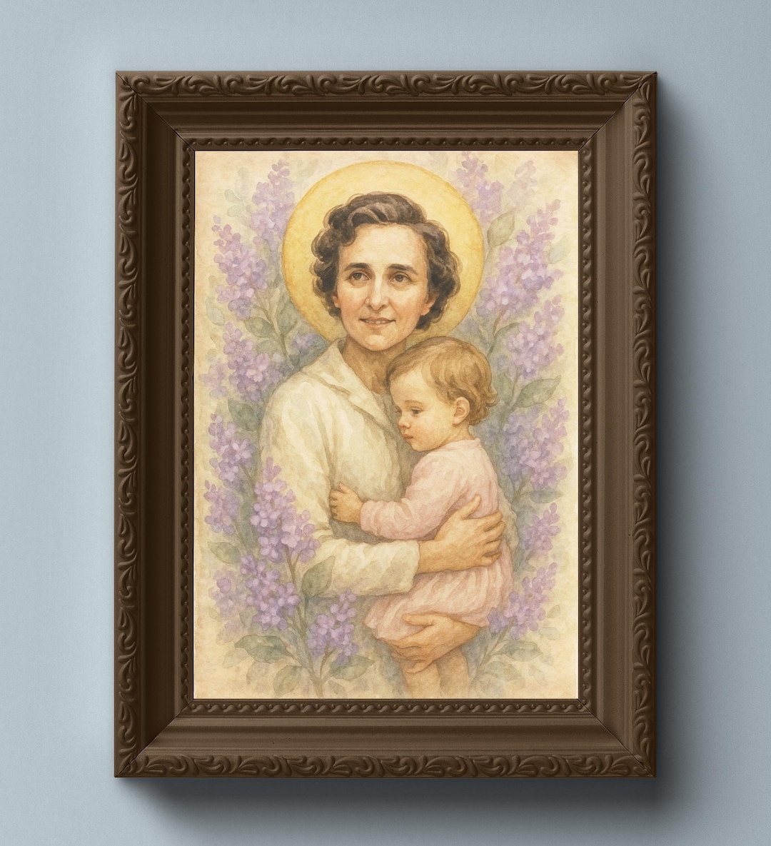 St. Gianna Beretta Molla - Catholic Wall Art Printable - High ...