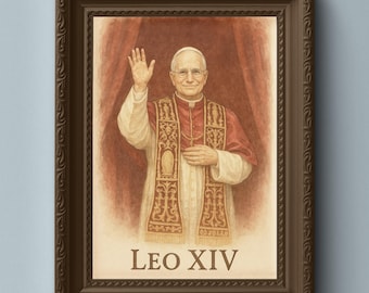 Pope Leo XIV Coloring Page, Digital Download - Etsy UK