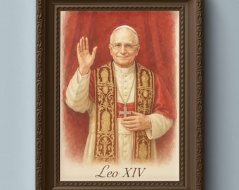 Pope Leo XIV Coloring Page, Digital Download - Etsy UK