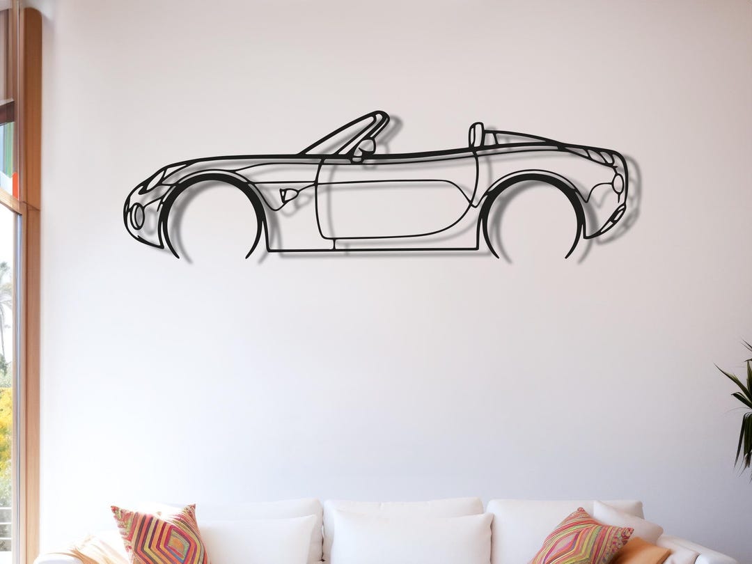 Solstice GXP Detailed Garage Setup Car Wall Art, Metal for Auto Fans ...