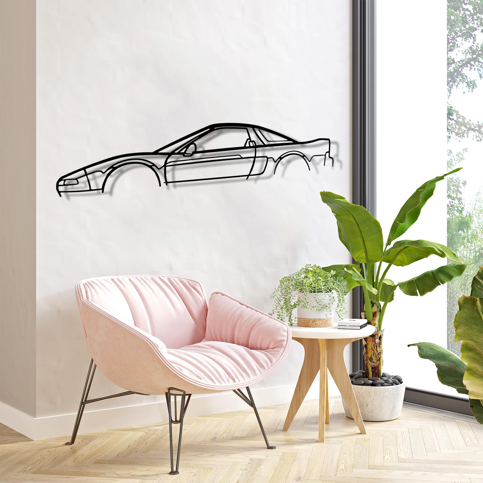 Honda NSX Wall Art, Honda NSX Metal Art, NSX Decor, Honda Garage ...