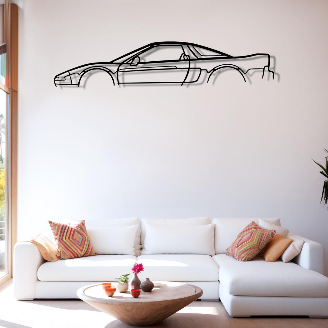 Honda NSX Wall Art, Honda NSX Metal Art, NSX Decor, Honda Garage ...