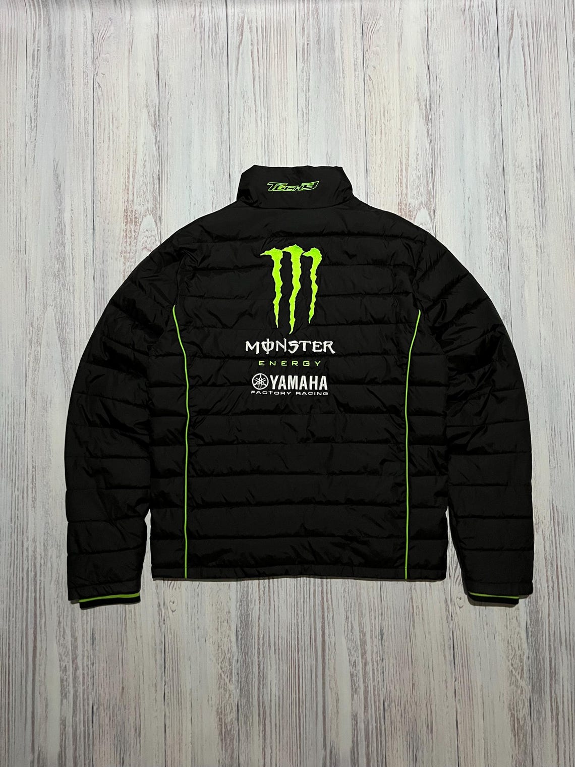 Vintage Yamaha X Monster Racing Puffer Jacket - Etsy