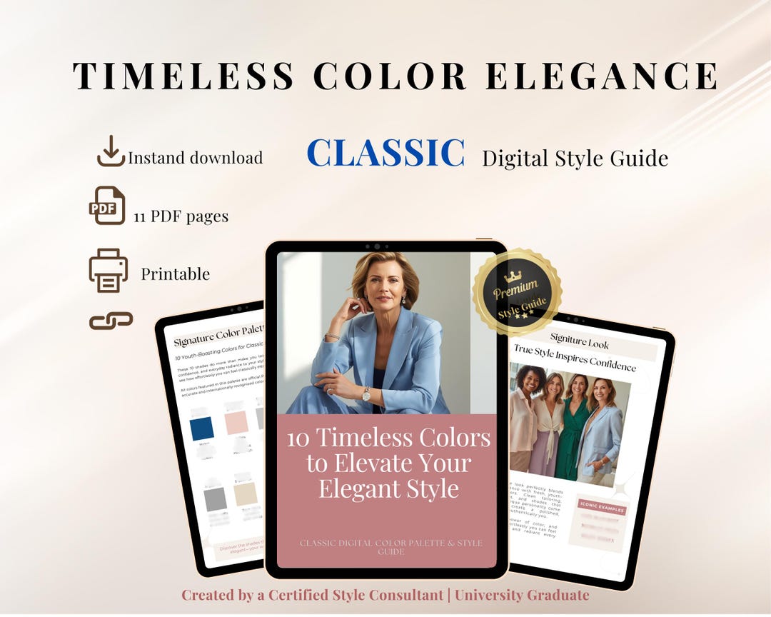 Classic Style Guide for Women 40+ | Timeless Wardrobe & Color Palette ...