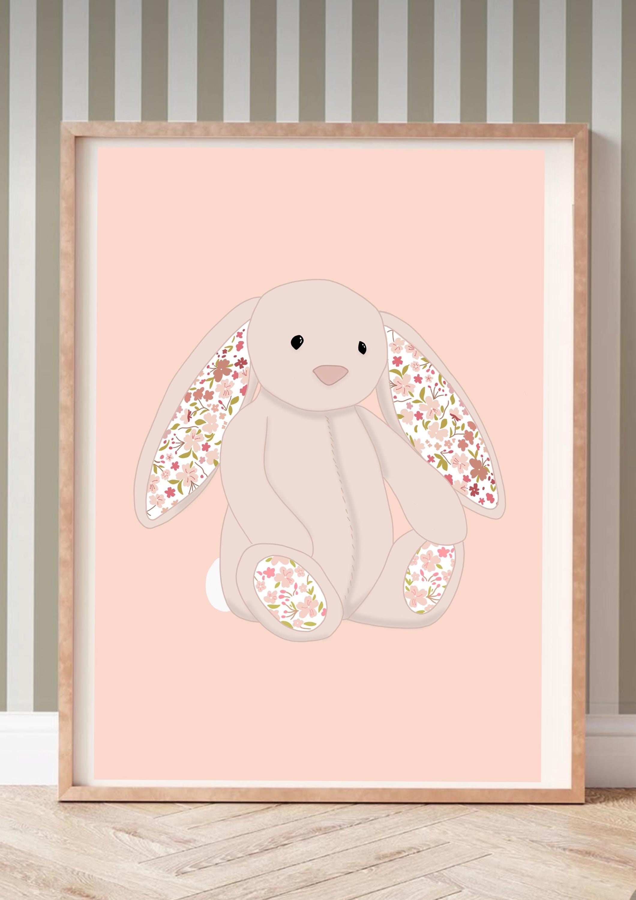 Jellycat Bunny Nursery Print Bundle - Etsy