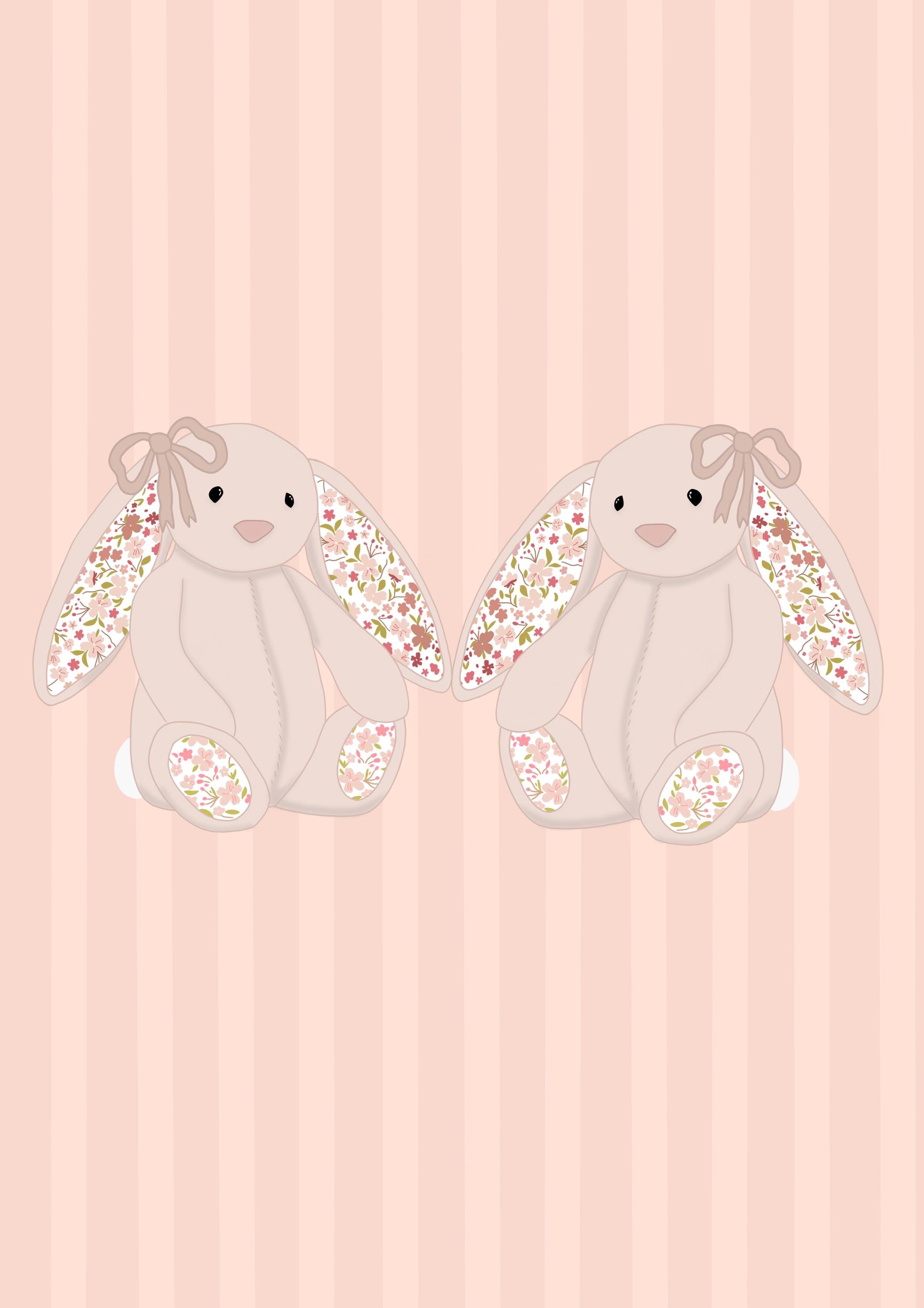 Jellycat Bunny Nursery Print Bundle - Etsy