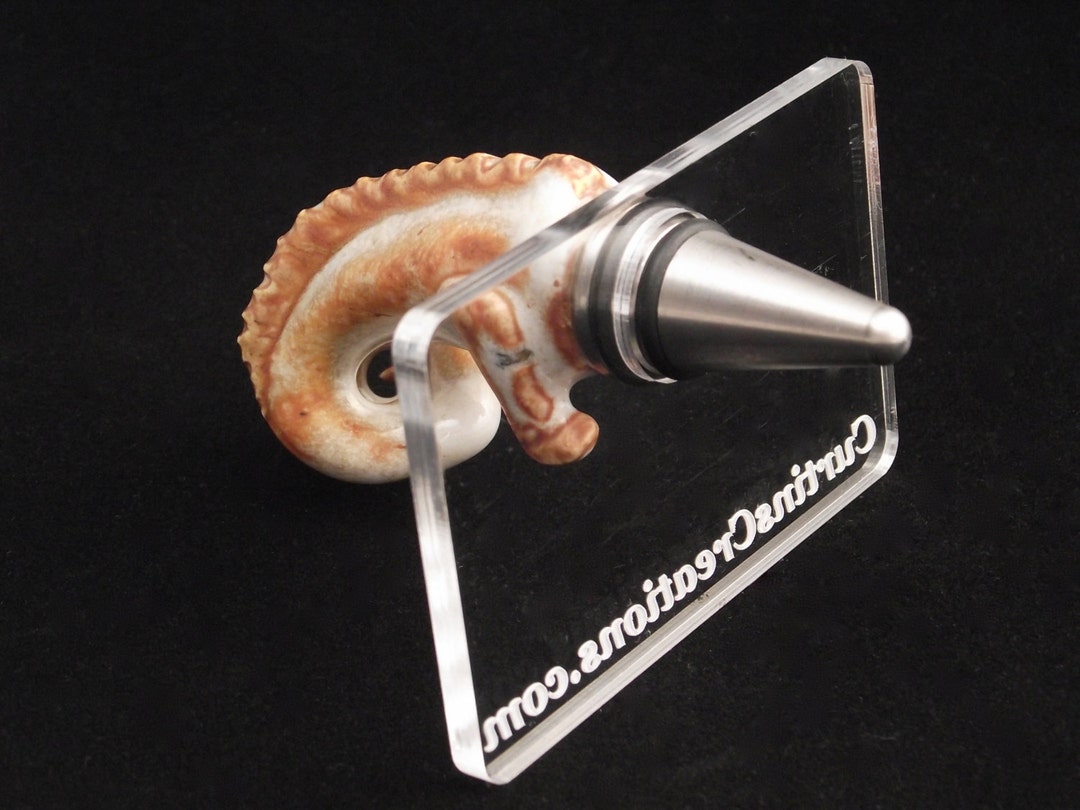 Wine Bottle Stopper Display Stand - Clear Acrylic Lasercut - Individual ...