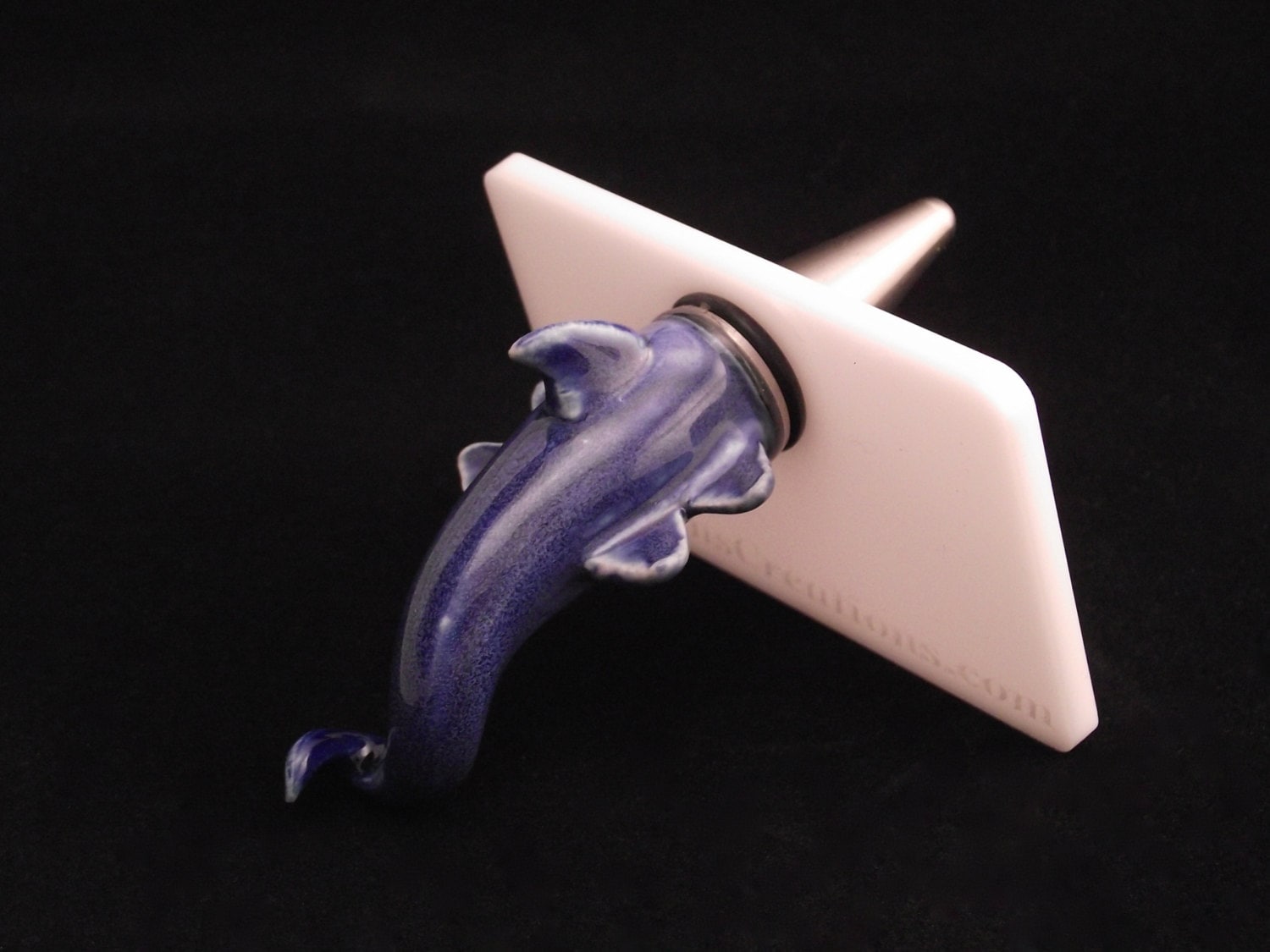 Wine Bottle Stopper Display Stand - White Acrylic Lasercut - Individual ...