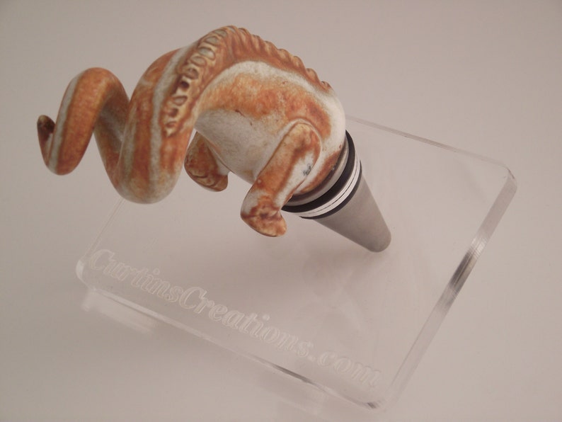 Wine Bottle Stopper Display Stand - Clear Acrylic Lasercut - Individual ...