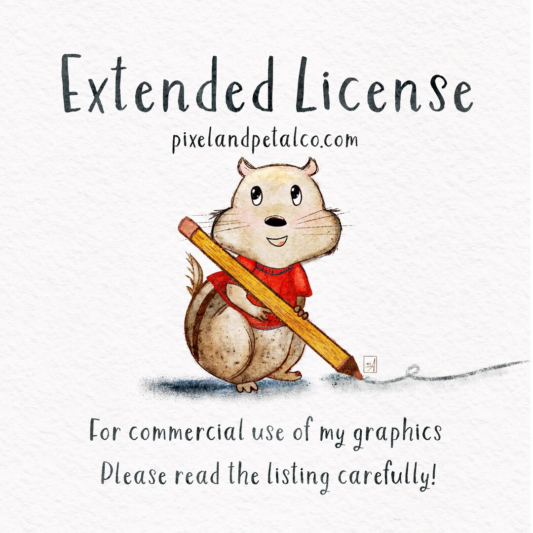 Extended License for Commercial Use of My Graphics - Etsy