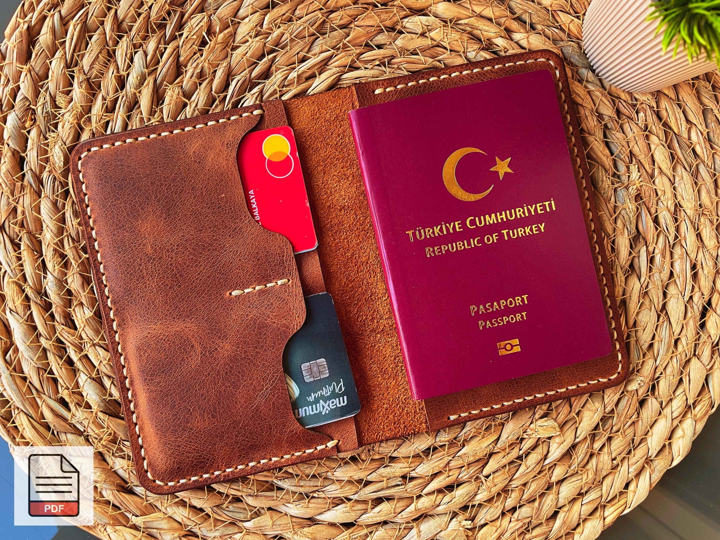 Passport Wallet Pattern PDF – A4 Leather Template - Etsy