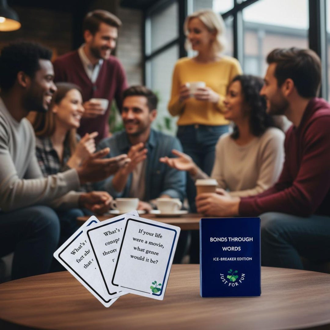 Icebreaker Conversation Starter Cards: Meaningful Connection Prompts ...