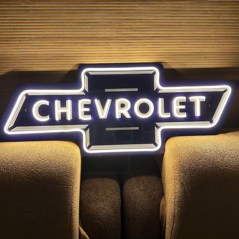 Chevrolet Neon Light Sign - Etsy