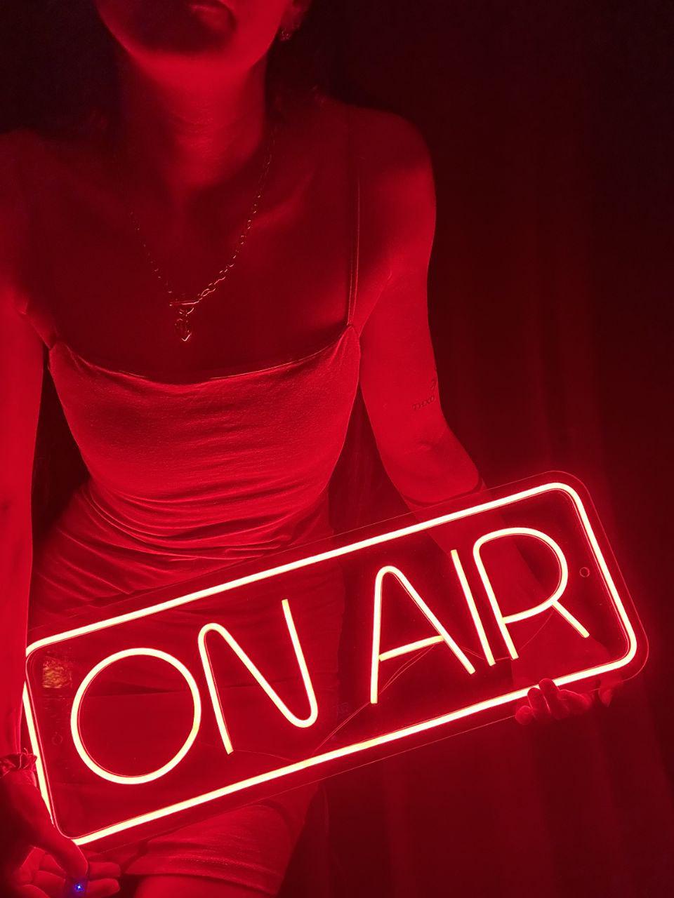 Custom on Air LED Neon Sign: Studio, Podcast, Streaming - Etsy
