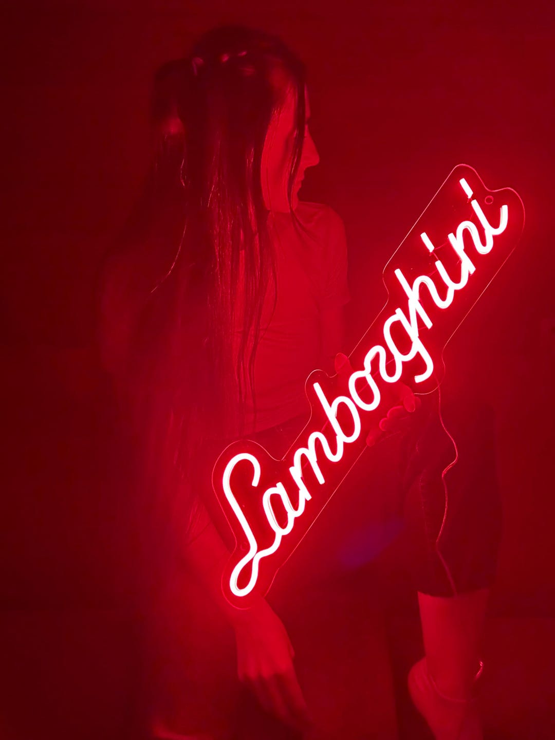 Custom Lamborghini Neon Sign, LED Wall Light, Car Logo Neon, Garage ...