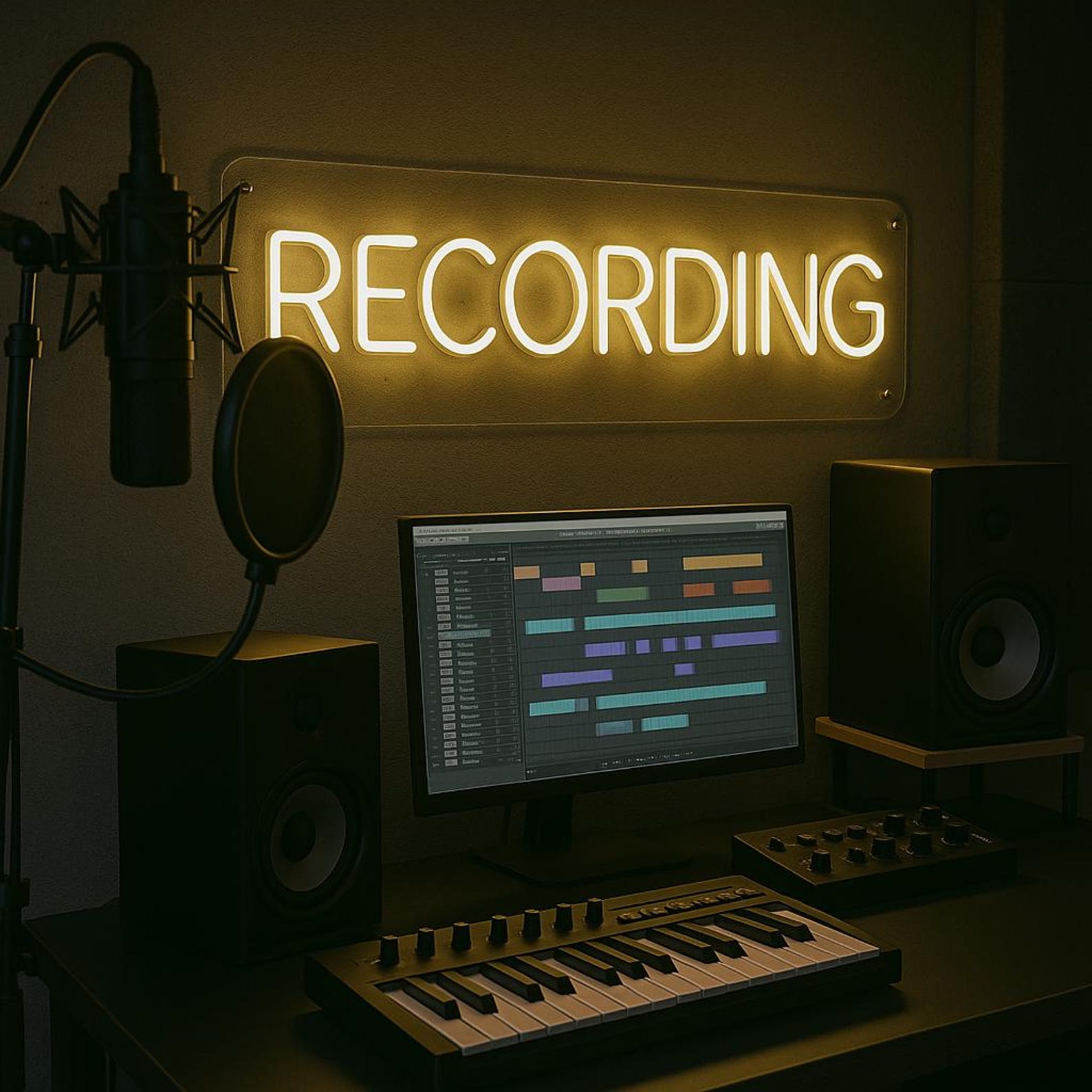 Custom LED Sign for Podcast Studio, Personalized Neon Light With Logo ...