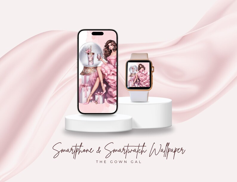 Elegant Custom Phone Wallpaper Smartwatch Screen | Aesthetic iPhone ...