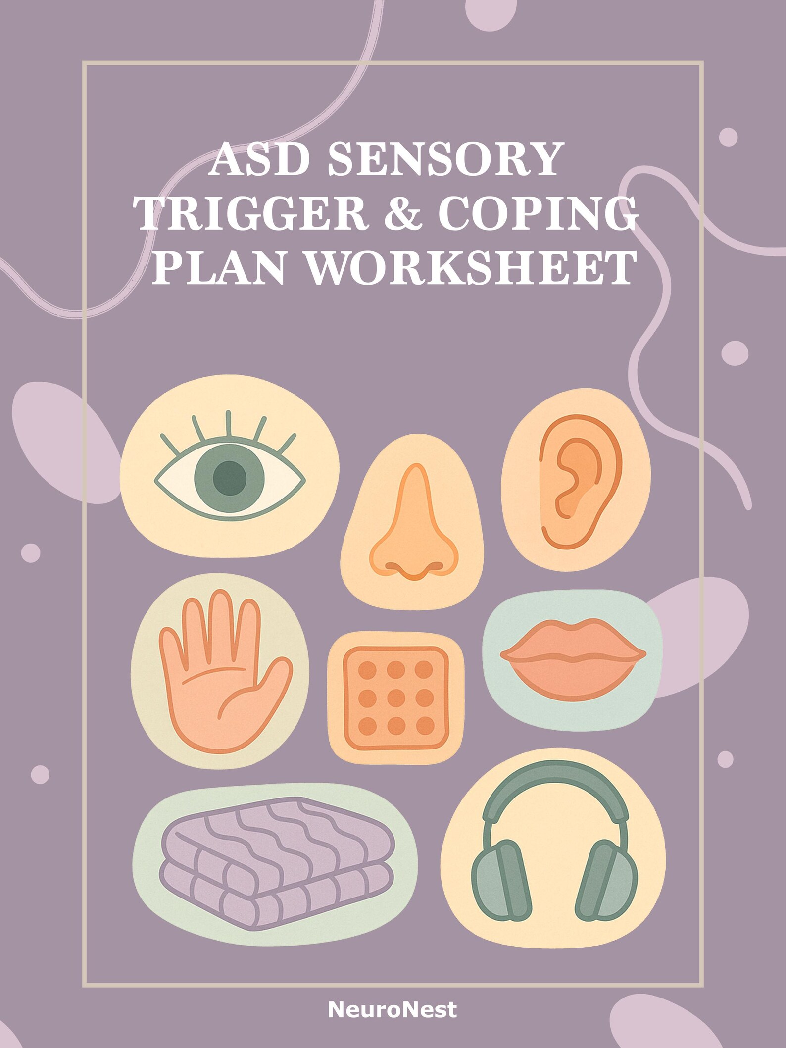 Autism Sensory Trigger Log & Coping Plan • ASD Worksheet PDF - Etsy