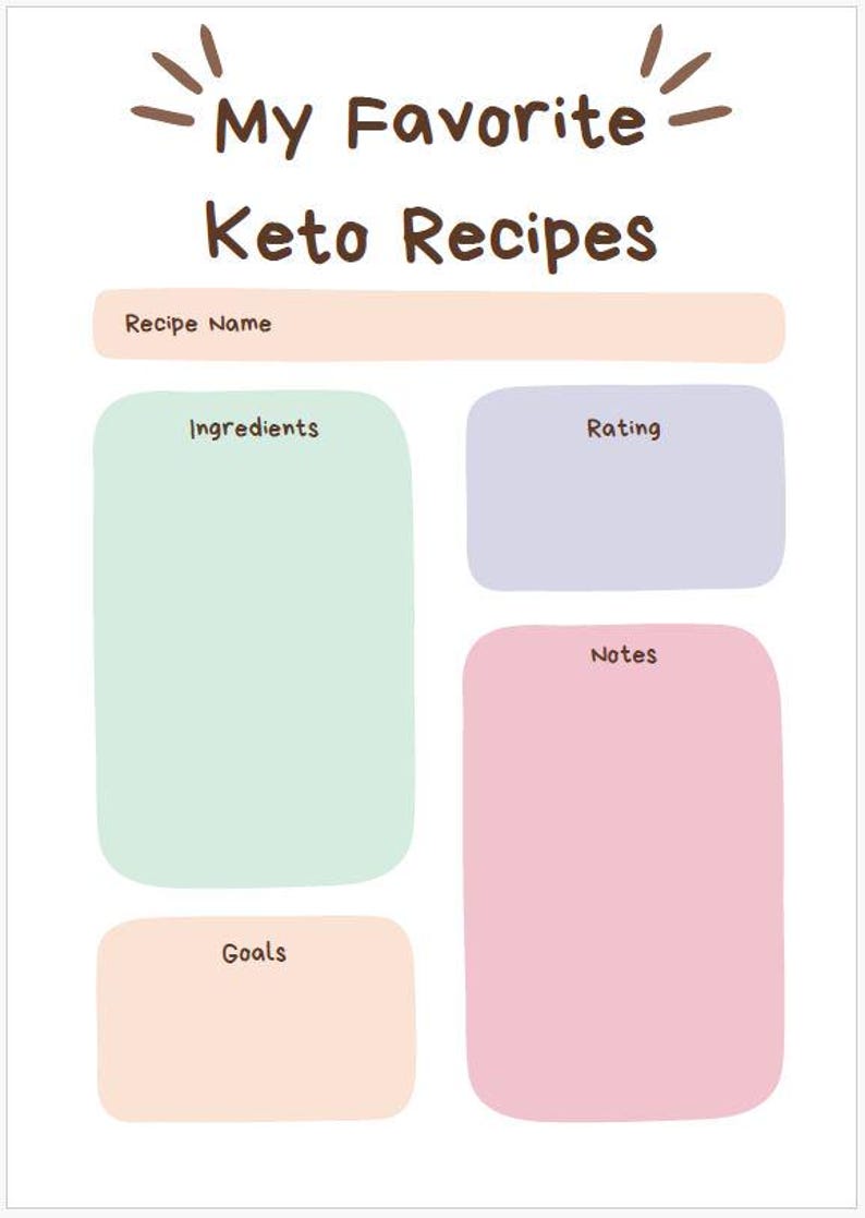 2025 Keto Planner - Printable & Digital PDF | Meal - Macro Tracker ...