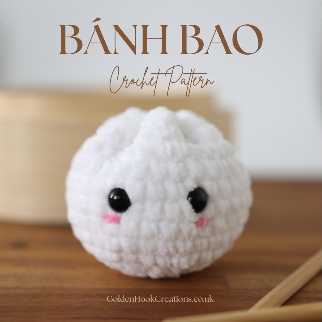 Banh Bao Plushie Crochet Pattern (beginner Friendly, US / FR, No Sew ...