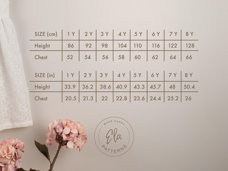 Flower Girl PDF Sewing Pattern | Sizes 1–8Y |sleeveless Summer Dress ...