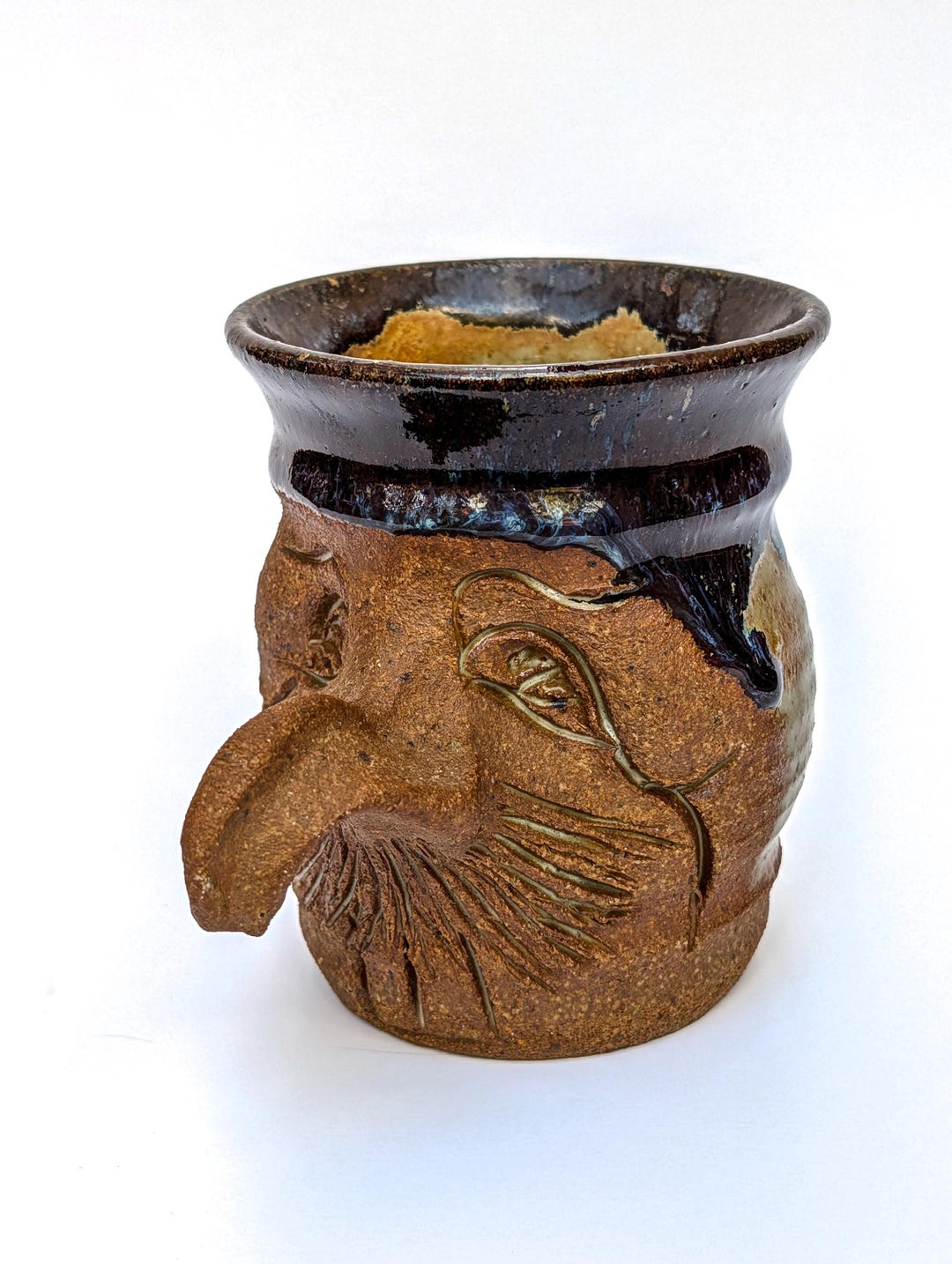 Handmade Ugly Face Mug, Grotesque Sculpted Pottery Character Cup - Etsy