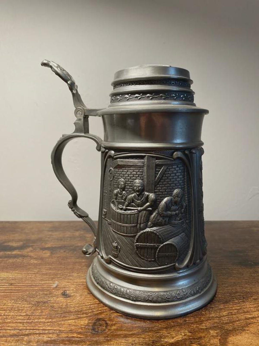 Frieling German Pewter Beer German Collectible Vintage Rare Mug Tankard ...