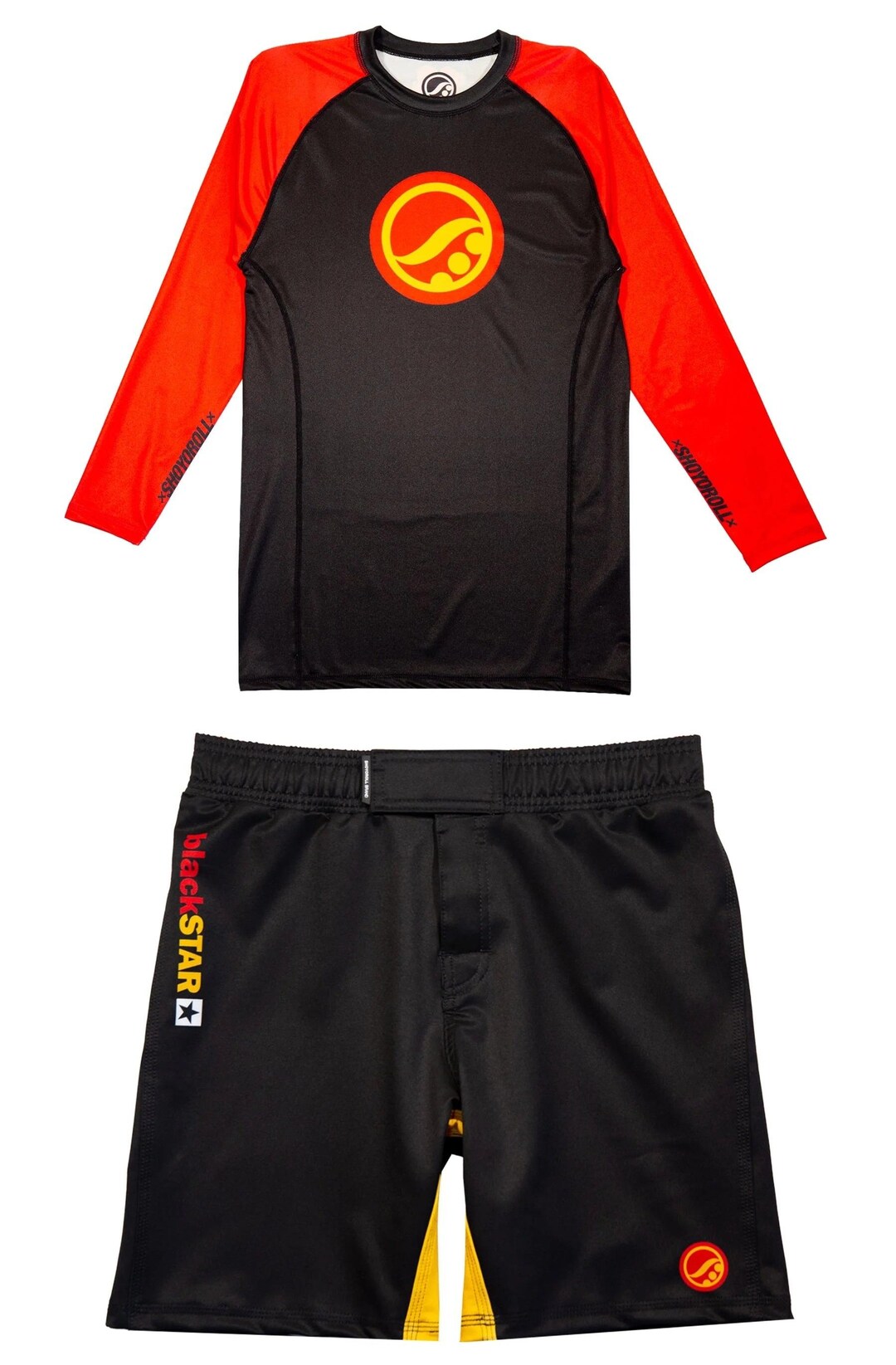 BJJ No Gi Set Shoyoroll Batch 146 Blackstar Retro Rash Guard (full ...