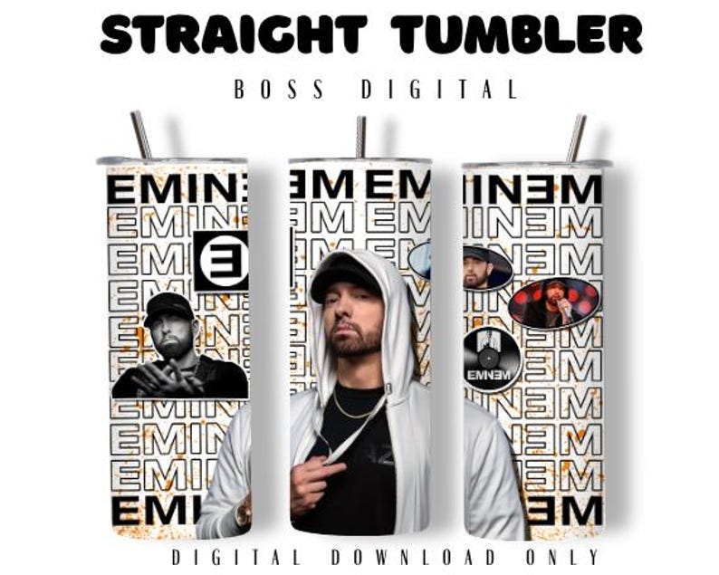 Eminem Sublimation Tumbler Wrap Bundle, Sublimation Design Templates ...