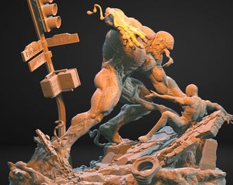 Spider-man Statue STL File, 3D Digital Printing STL File for 3D Printers, Movie Characters ...